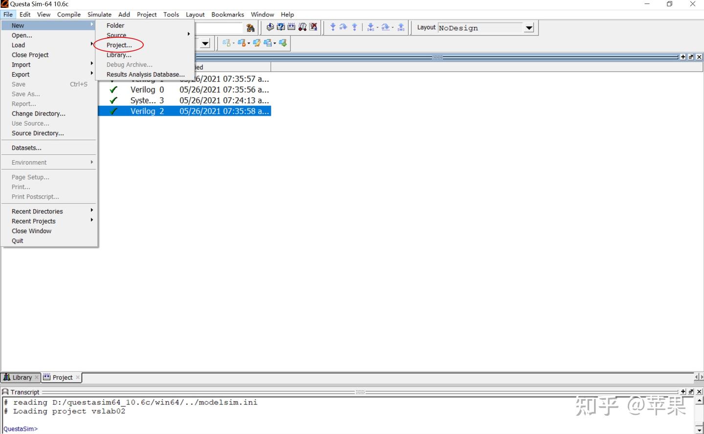 Questasim使用入门指导 - 知乎