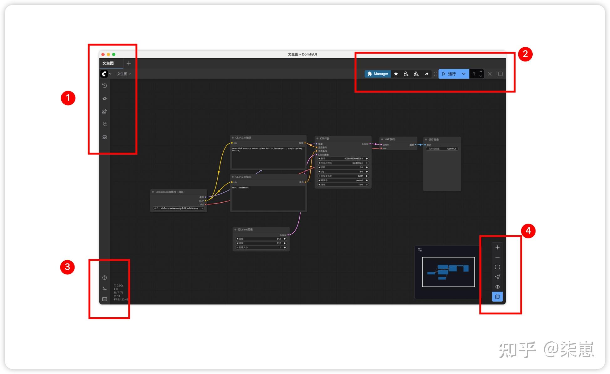 2025-comfyUI教程】comfyUI界面功能介绍、界面概览 - 知乎