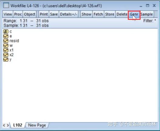 Eviews一些常用方法的操作（完结） - 知乎