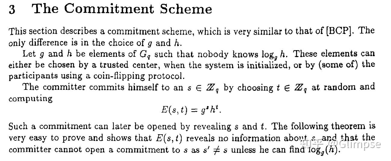 【48】Pedersen commitment - 知乎