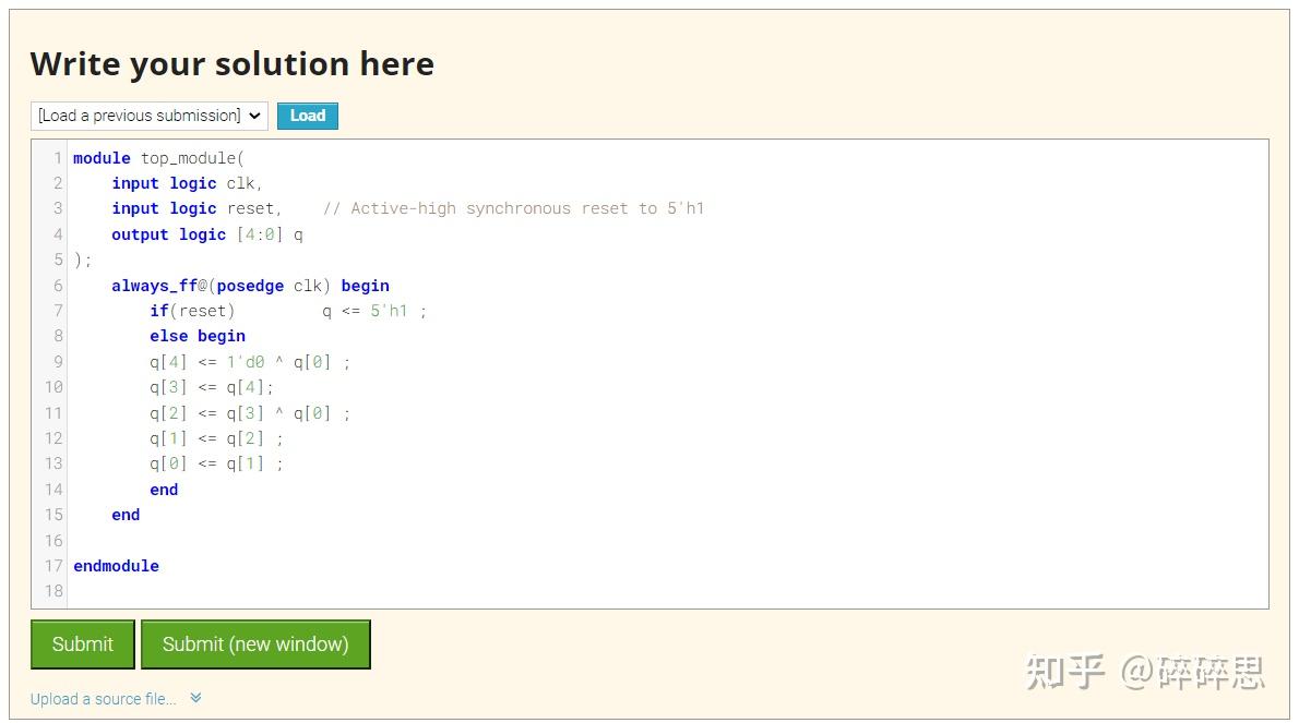 HDLBits: 在线学习 SystemVerilog（十七）-Problem 106-114（移位寄存器） - 知乎