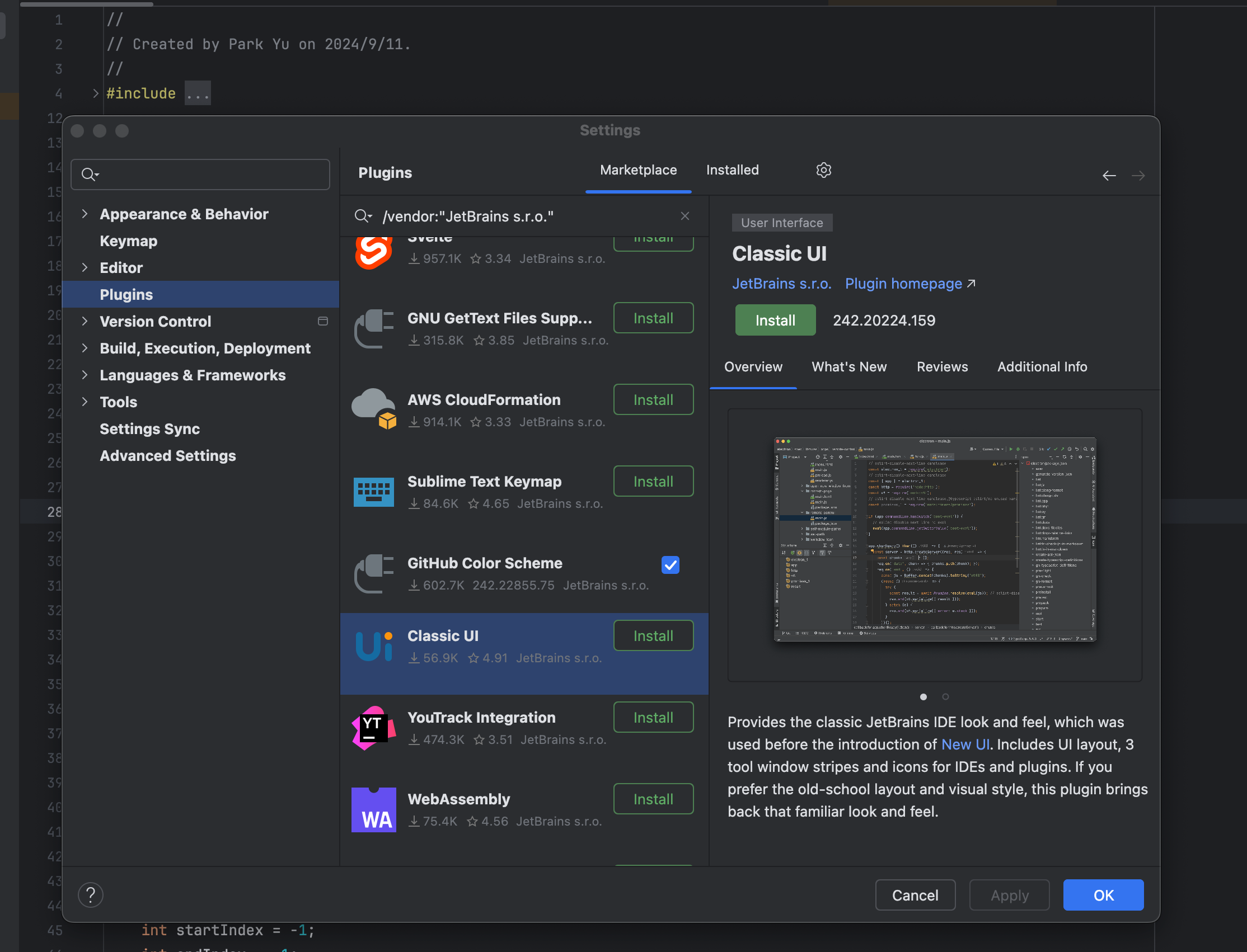 关于2024.2 JetBrains，webstorm，idea 如何切回旧版 ui - 知乎