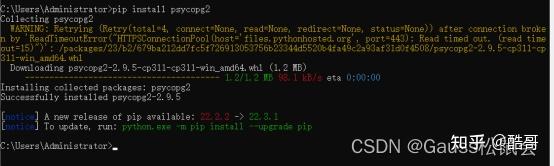 windows环境下python连接openGauss数据库 - 知乎