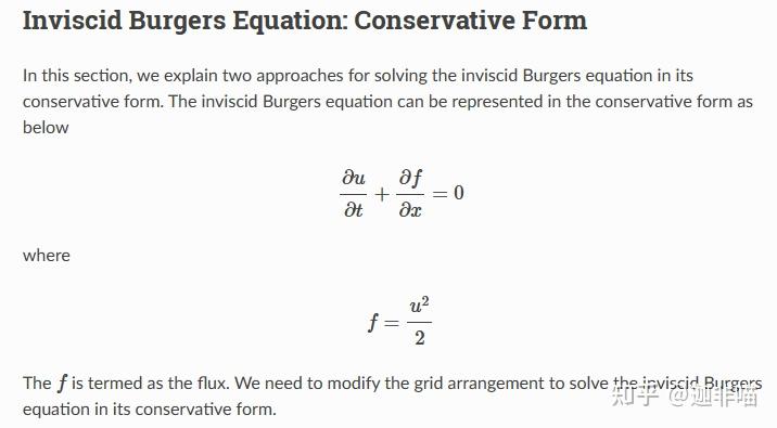国产CFD开源软件OneFLOW+Inviscid Burgers Equation+WENO-5+Flux Splitting简单测试 - 知乎