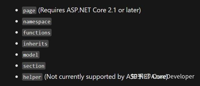 Razor语法参考 - 知乎