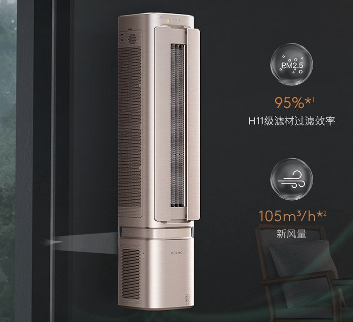 美的COLMO 2匹KFR-46GW/CA1J-6(1）这款空间站系列新风空调值得入手吗？要怎么选？价格要九千左右 - 知乎