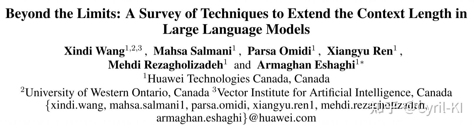 Long-Context LLM综述 - 知乎
