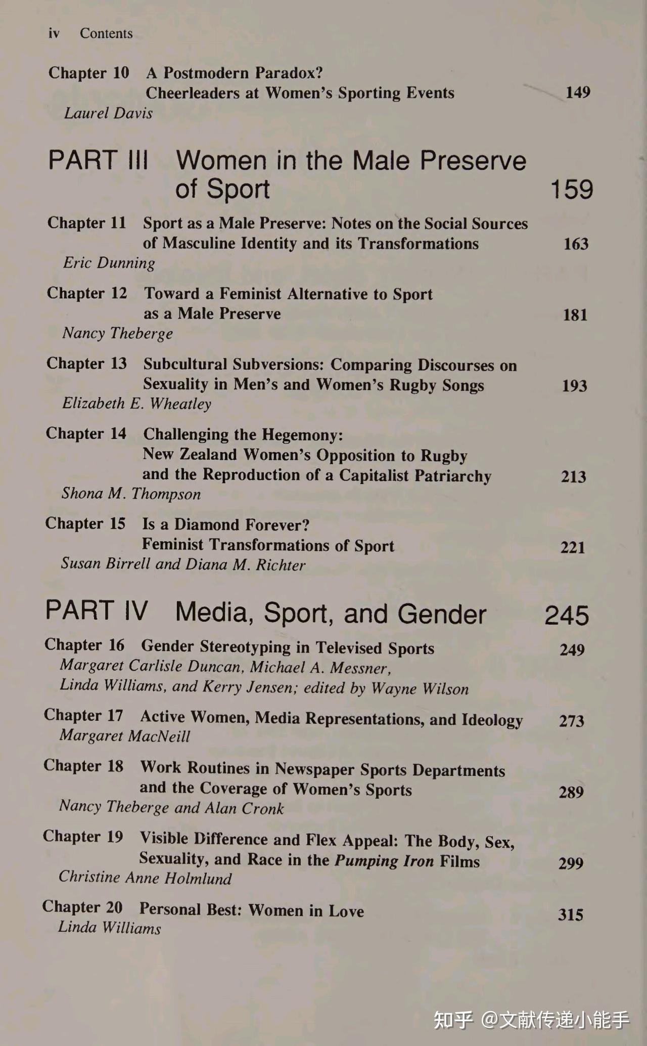 Women, sport, and culture ,Susan Birrell, PhD 1994 - 知乎