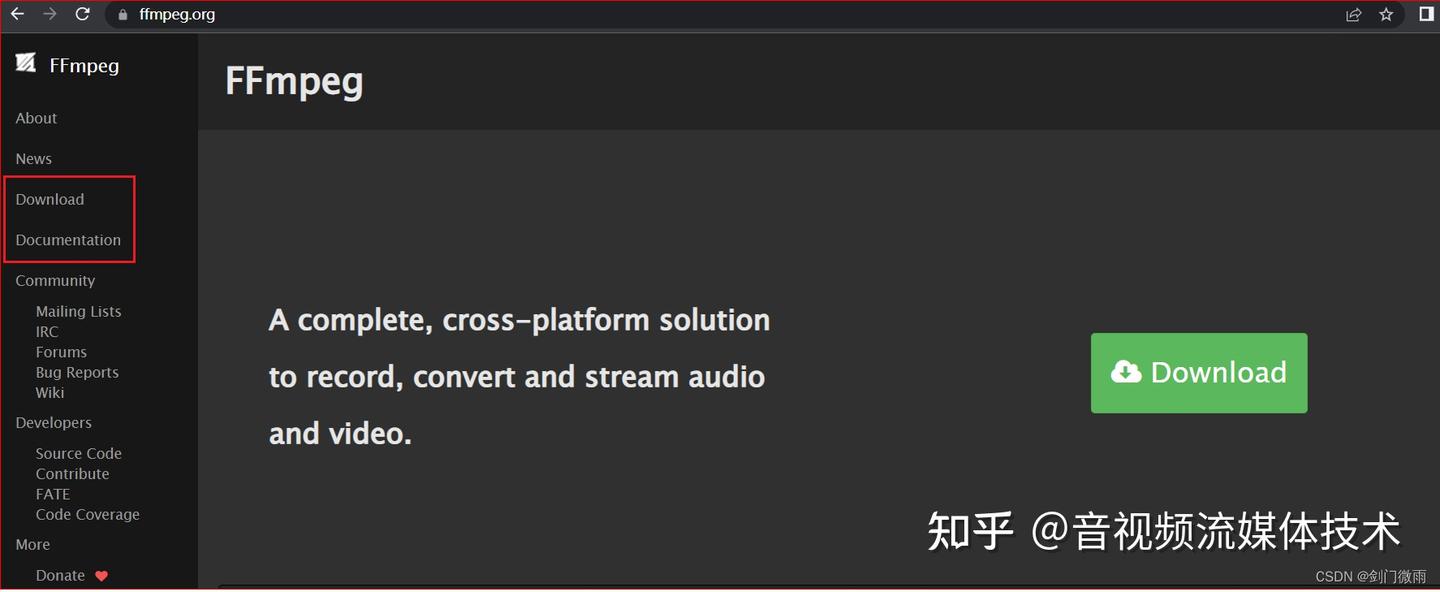 【ffmpeg基础】ffmpeg的下载安装 - 知乎