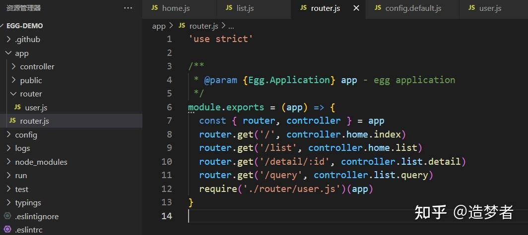 Egg.js中编写RestfulAPI接口+路由分组 - 知乎