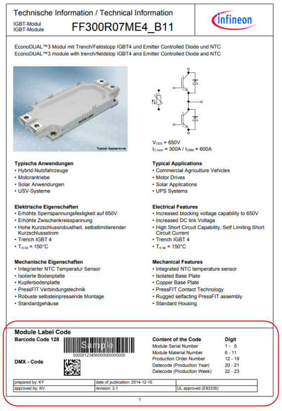 如何读取英飞凌模块和单管的包装标签和器件丝印 - 知乎