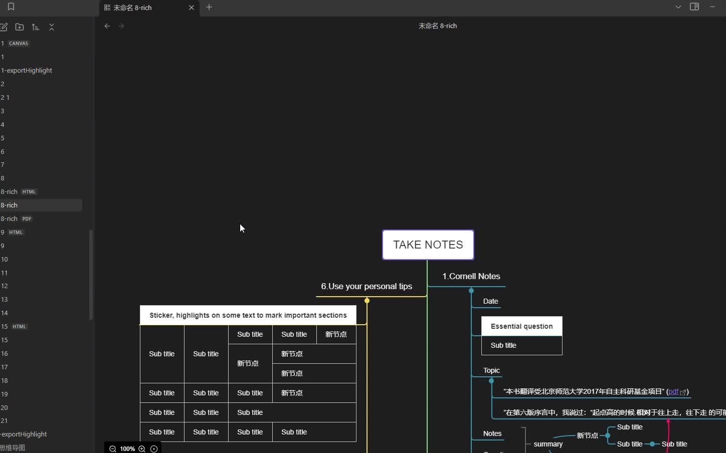 Obsidian markmind 思维导图最新版（v1.7.2）使用指南 - 知乎