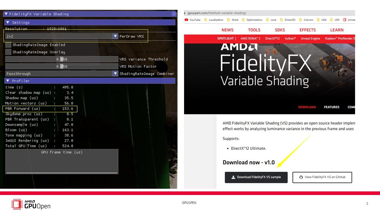 AMD FidelityFX 可变速率着色 - 知乎