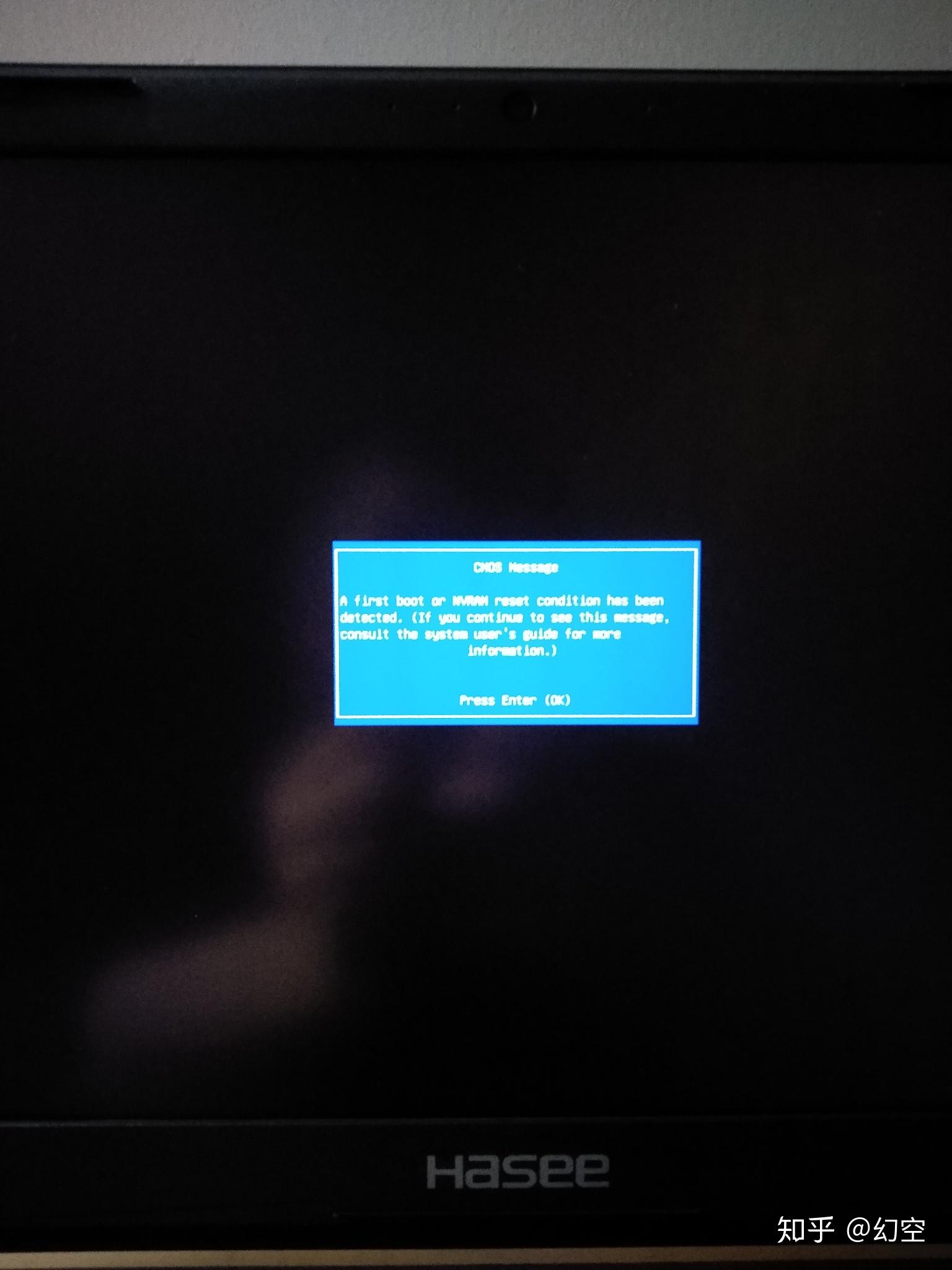 神舟战神笔记本每次开机出现cmos message 怎么解决? - 知乎