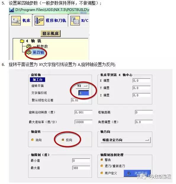 莫莫教你利用UG7.5自己制作西门子840D四轴后处理 - 知乎