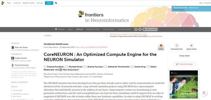 CoreNEURON：NEURON 模拟器的优化计算引擎 - 知乎
