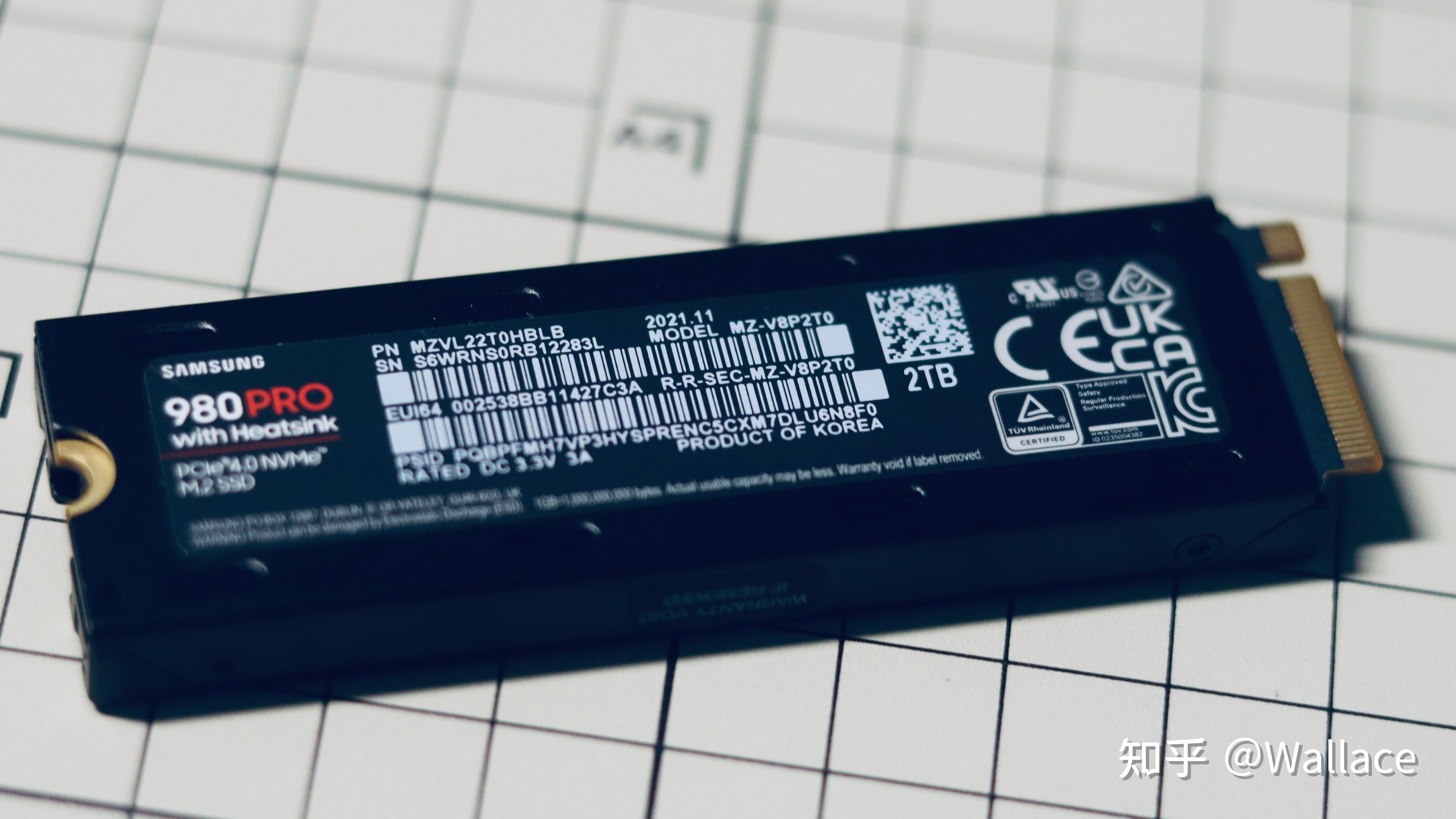 三星980 PRO 2TB 固态硬盘散热片版评测