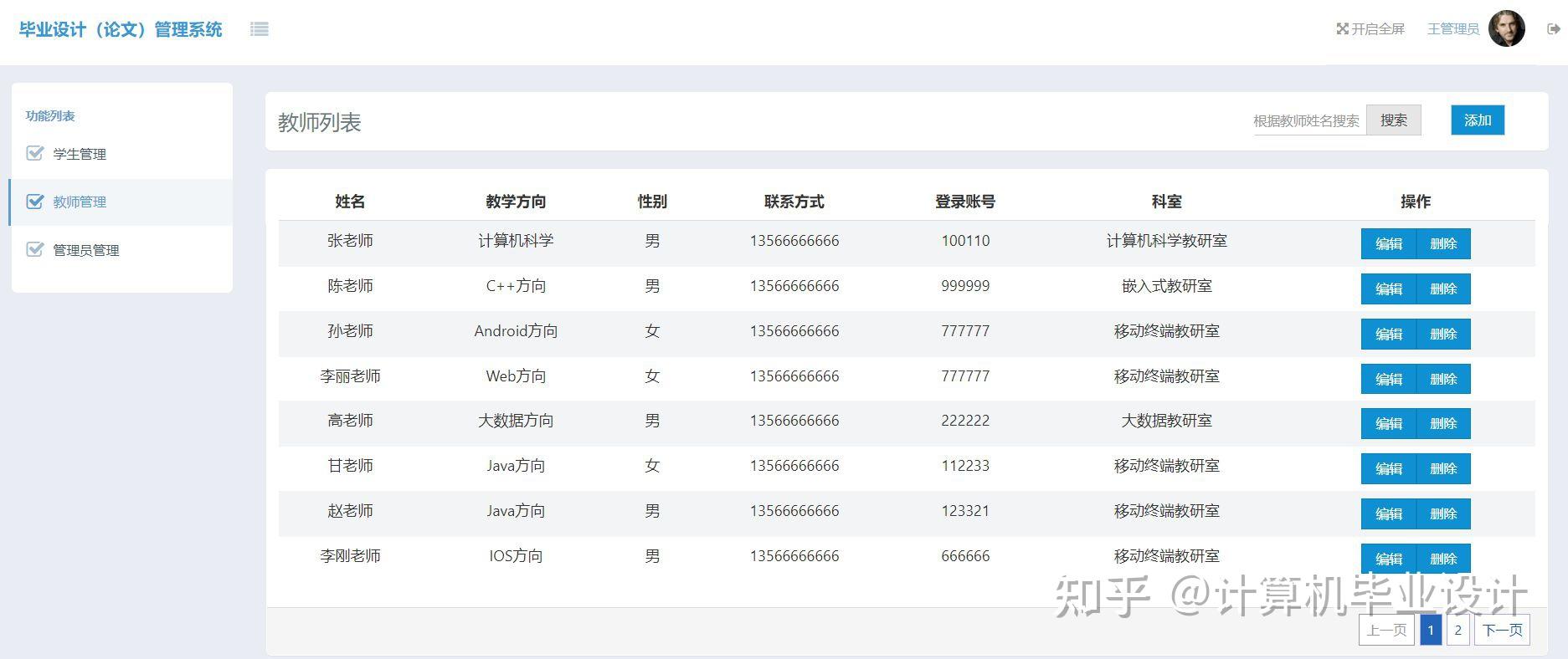 Java+SSM毕业设计管理系统(含源码+论文+答辩PPT等) - 知乎