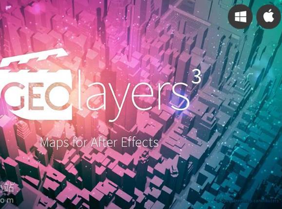 AE扩展脚本：GEOlayers 3 v1.1.6 设计制作地图动画的完美利器+视频教程 - 知乎