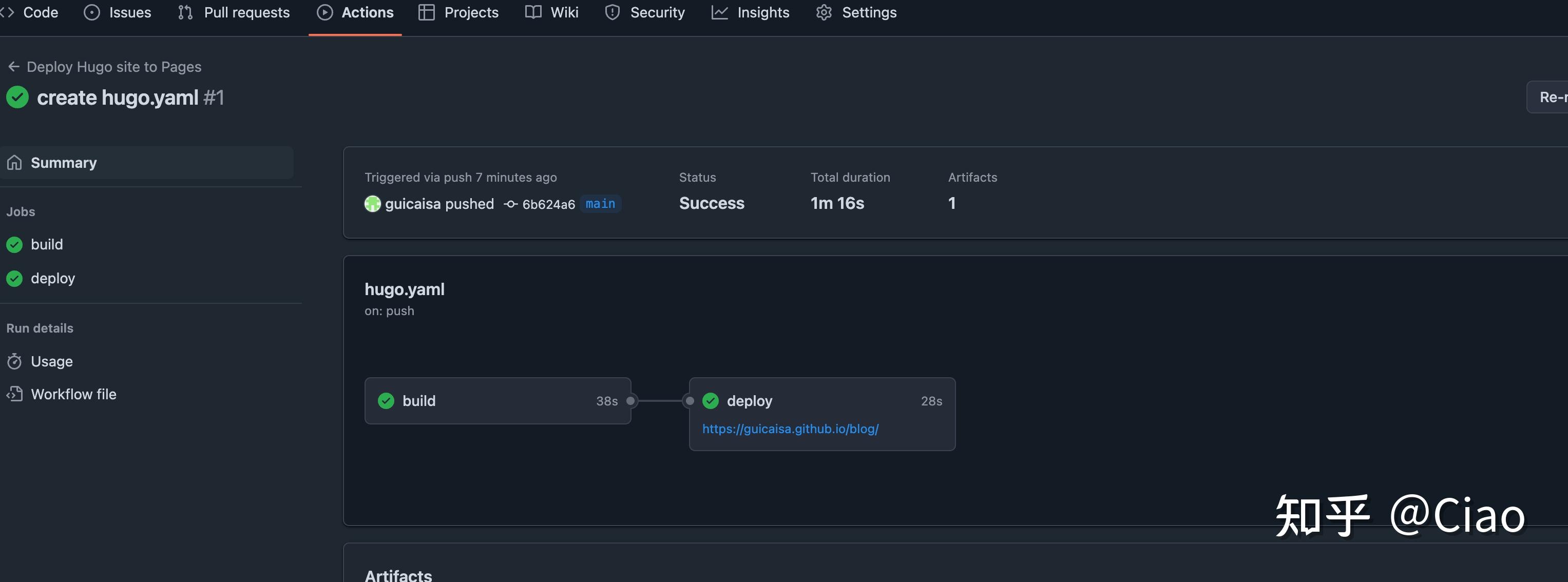 Hugo+GithubPage搭建个人博客 - 知乎