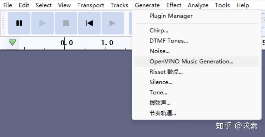 利用人工智能生成音乐：Audacity+OpenVINO - 知乎