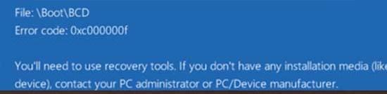 win10蓝屏winload.efi 0xc000000f怎么修复 - 知乎