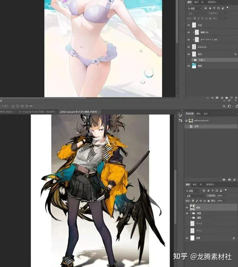 【B45期】92位画师的PSD源文件，赶紧膜拜下！ - 知乎