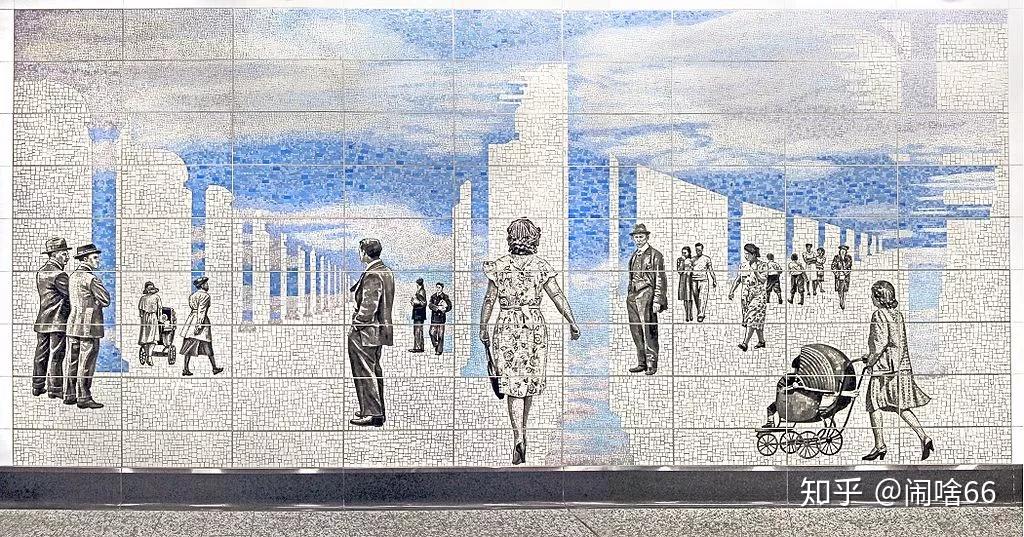 纽约地铁站台公共艺术 - 知乎