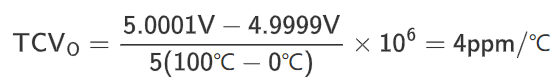 电压基准的温漂（ppm/℃）是啥意思 - 知乎
