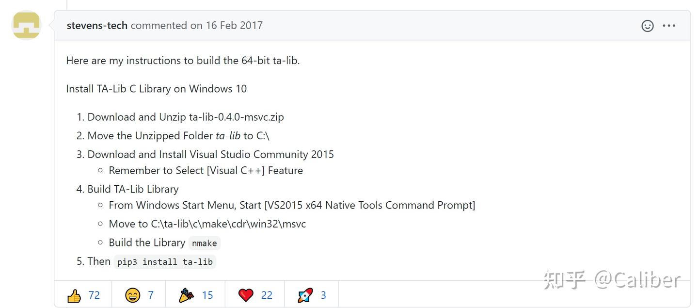 如何装 64-bit ta-lib - 知乎