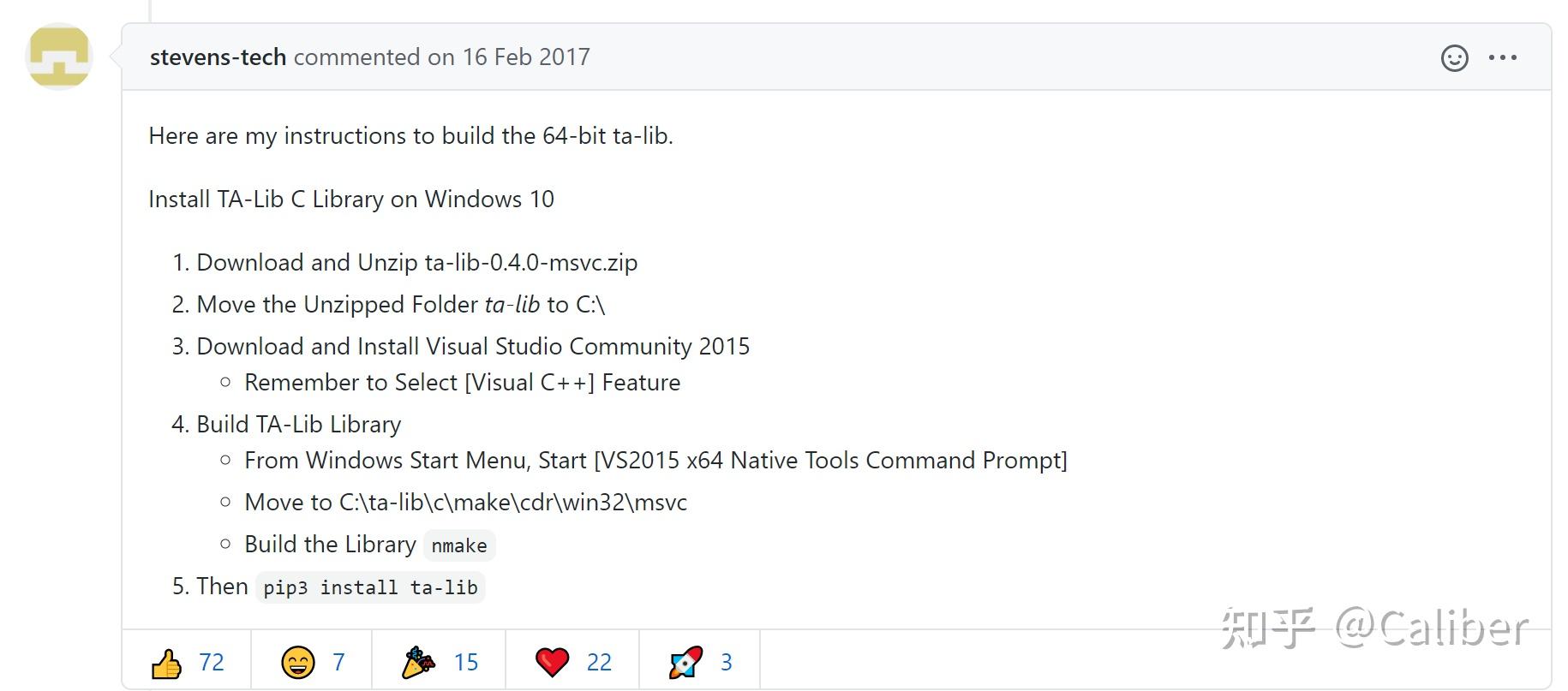 如何装 64-bit ta-lib - 知乎