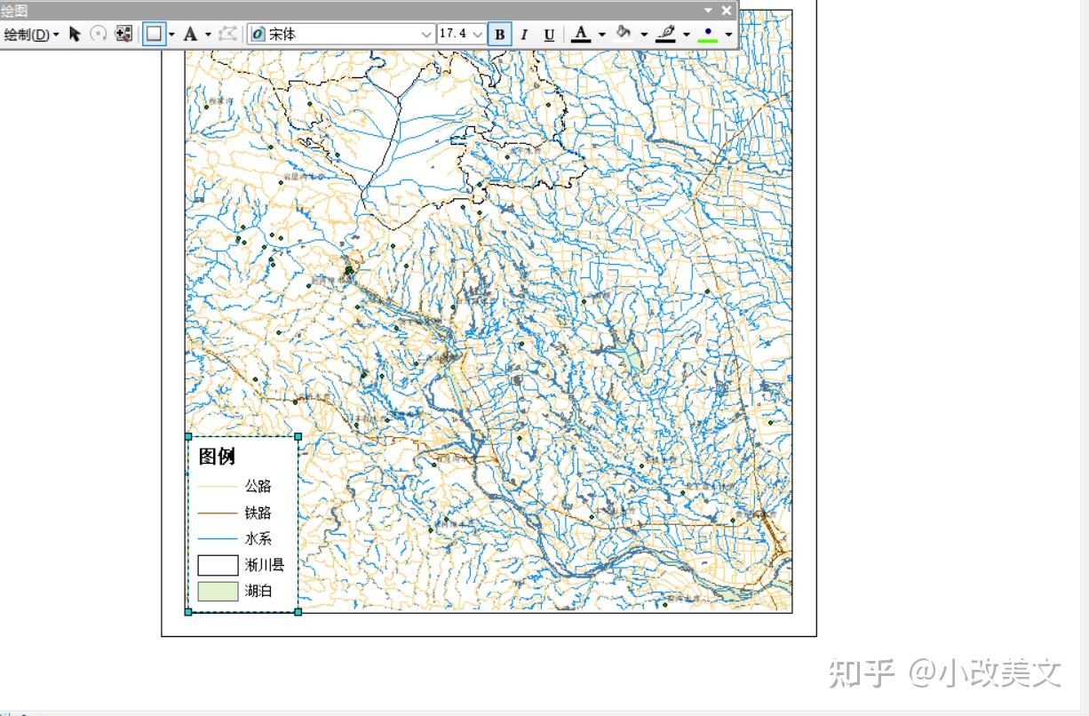 argis中如何给各项元素加方框 - 知乎