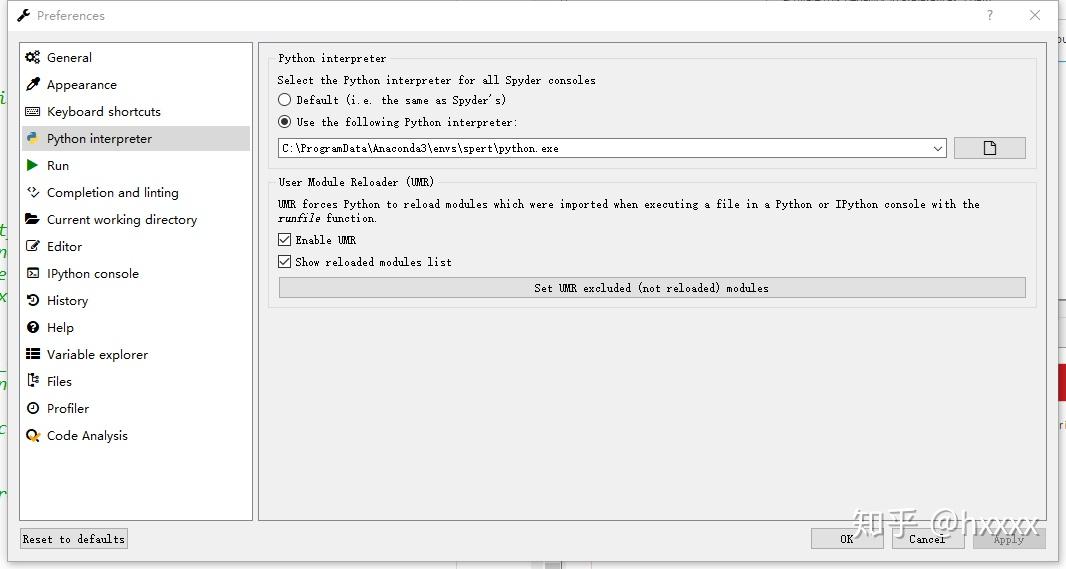 新建python环境并在spyder中切换 - 知乎