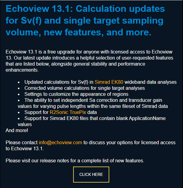 Echoview 13.1 （回声观察/水声数据处理软件）升级更新 - 知乎