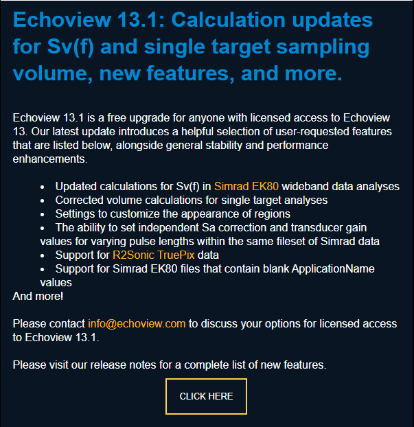 Echoview 13.1 （回声观察/水声数据处理软件）升级更新 - 知乎