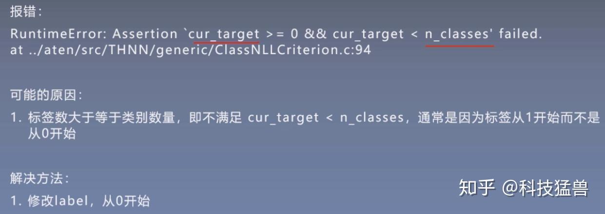 PyTorch 22.常见报错的原因和解法 - 知乎