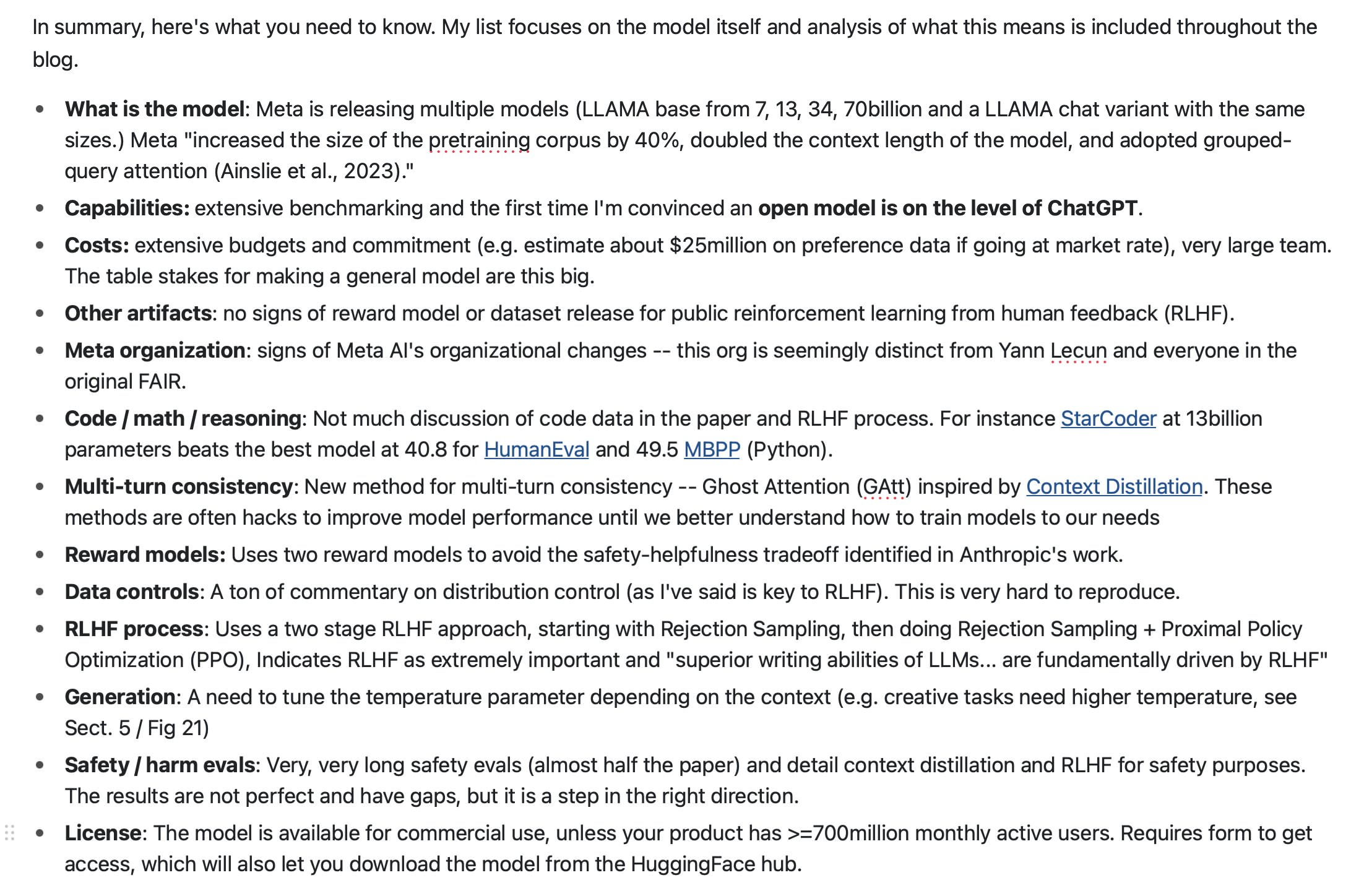 Llama 2 简要说明 TL:DR - 知乎