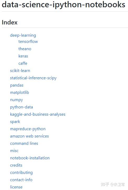 python数据科学notebook集合 - 知乎