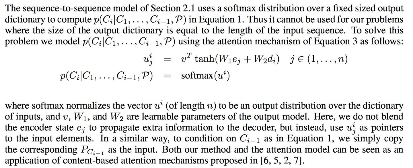 神经网络之Pointer Net (Ptr-net) - 知乎