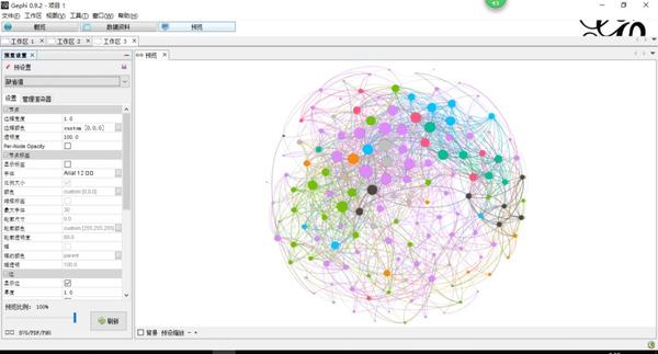 利用Gephi软件绘制网络图 - 知乎