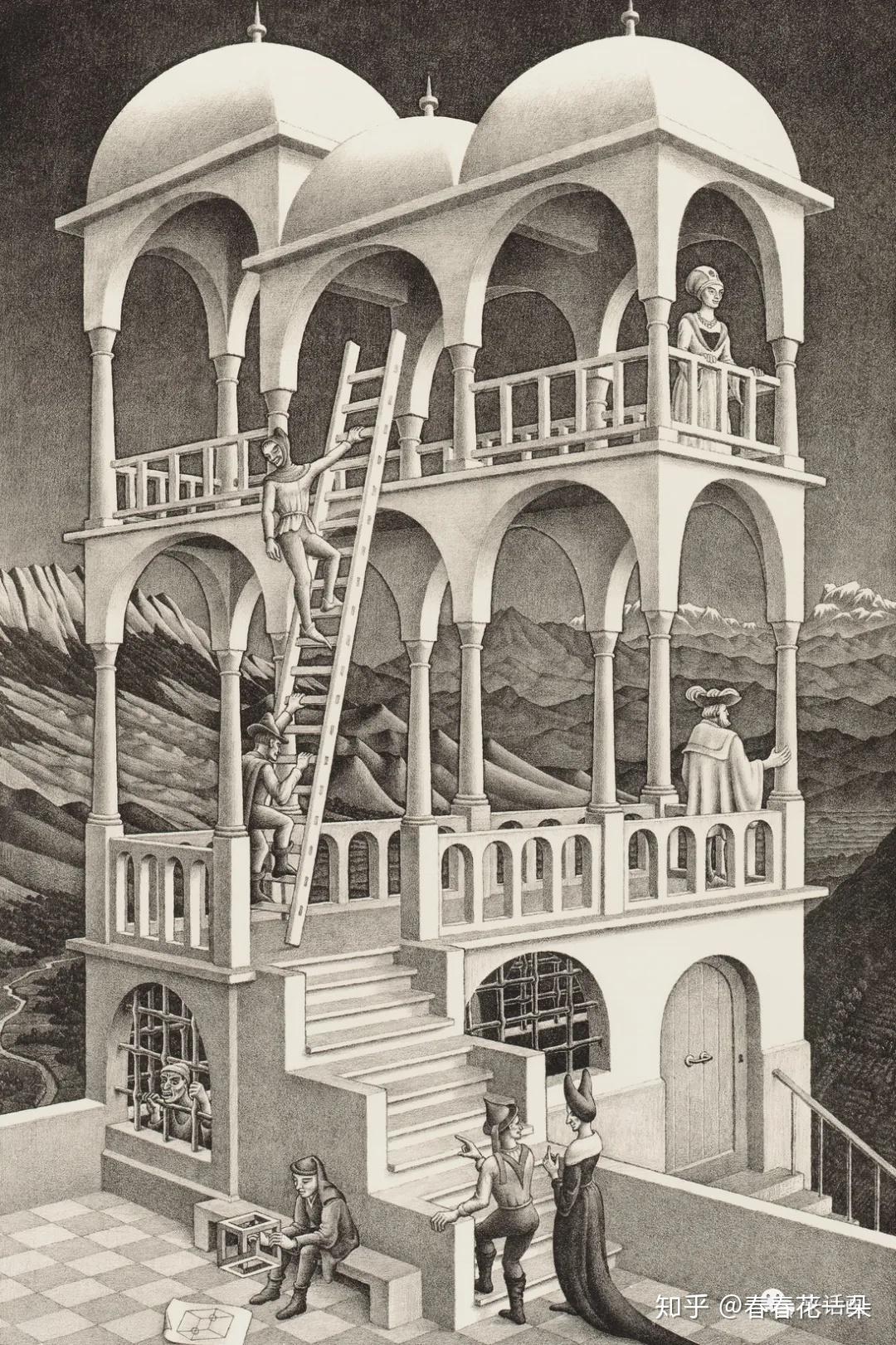 循环、无限、空间错觉：荷兰版画家埃舍尔 - 知乎