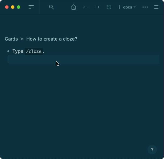 logseq「闪卡」功能介绍 - 知乎