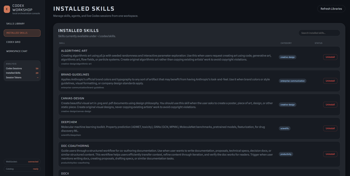 一个codex宝藏web工具 支持一键安装skills - 知乎