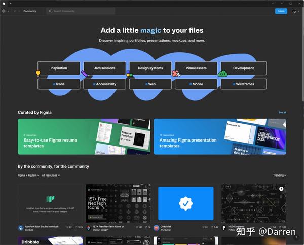宝藏 Figma Community 漫游记 - 知乎