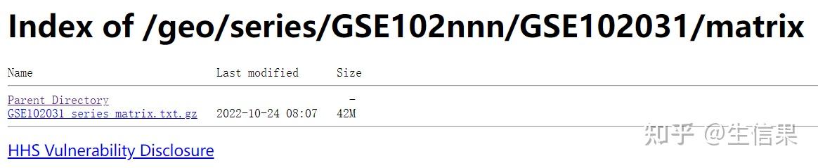 从geo数据库下载数据的几种方法 - 知乎