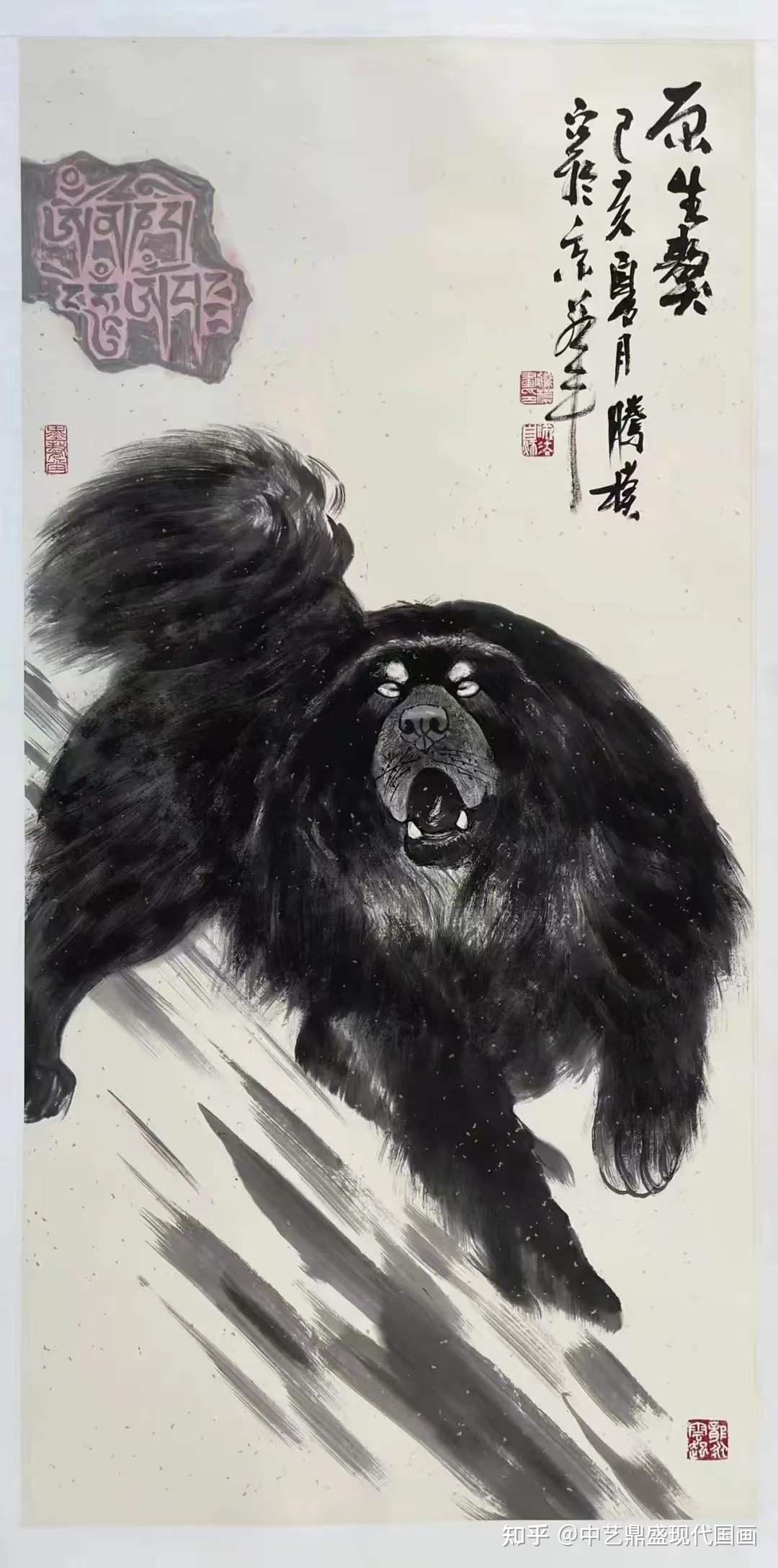 藏獒画家——腾模 - 知乎