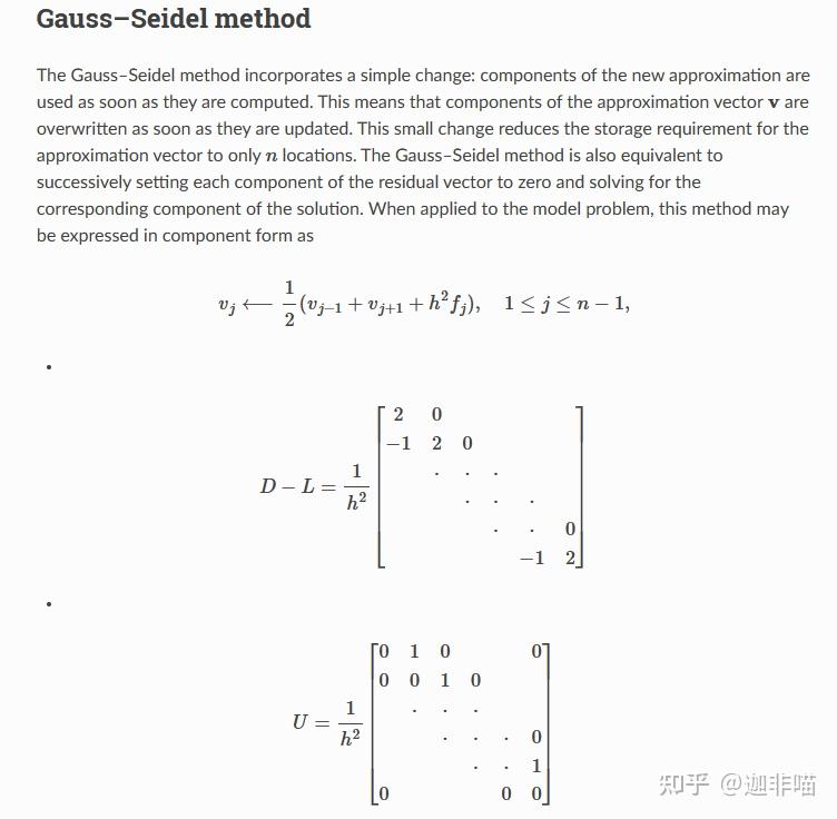 1d+Poisson Equation+Gauss-Seidel iteration不同Wavenumber 收敛曲线简单测试 - 知乎