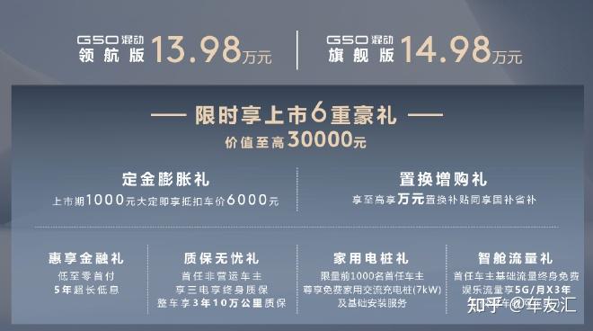 售价13.98-14.98万元 上汽大通G50混动上市 - 知乎