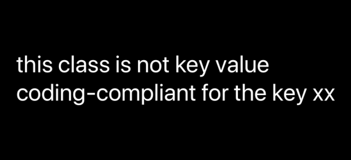 iOS错误：this class is not key value coding-compliant - 知乎