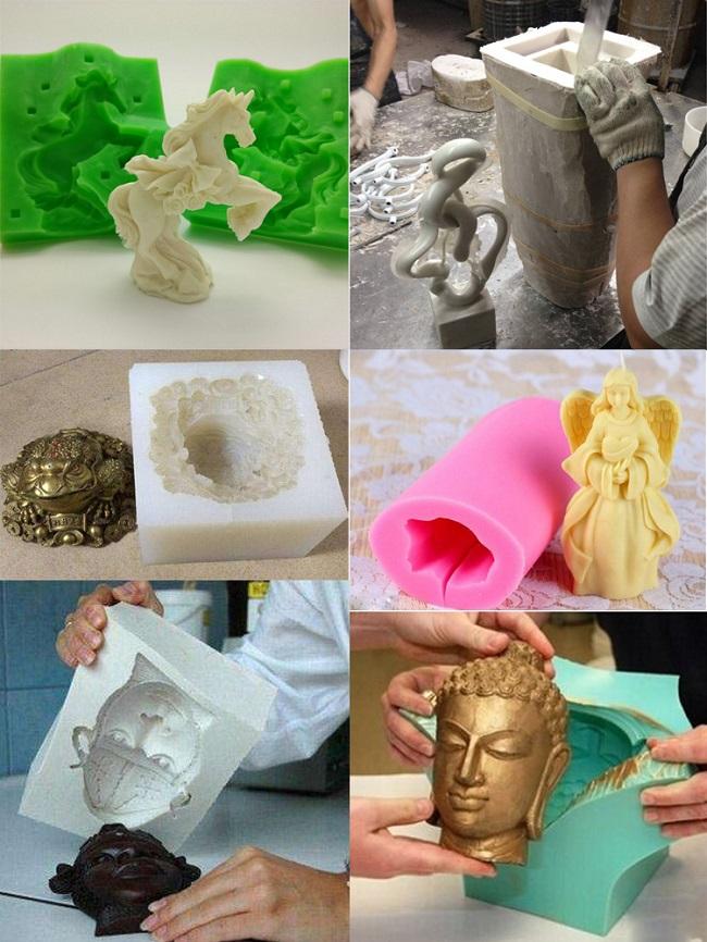 模具硅胶分片模和包模运用区分 - 知乎